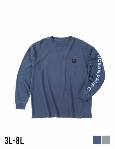 大きいサイズ メンズ】PLES(プレス) 7Gガーター天竺クルーネック